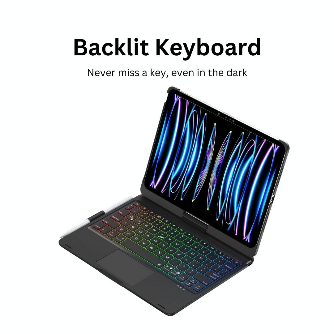 Swift 360 Keyboard Rotatable Ipad Keyboard Case Mave