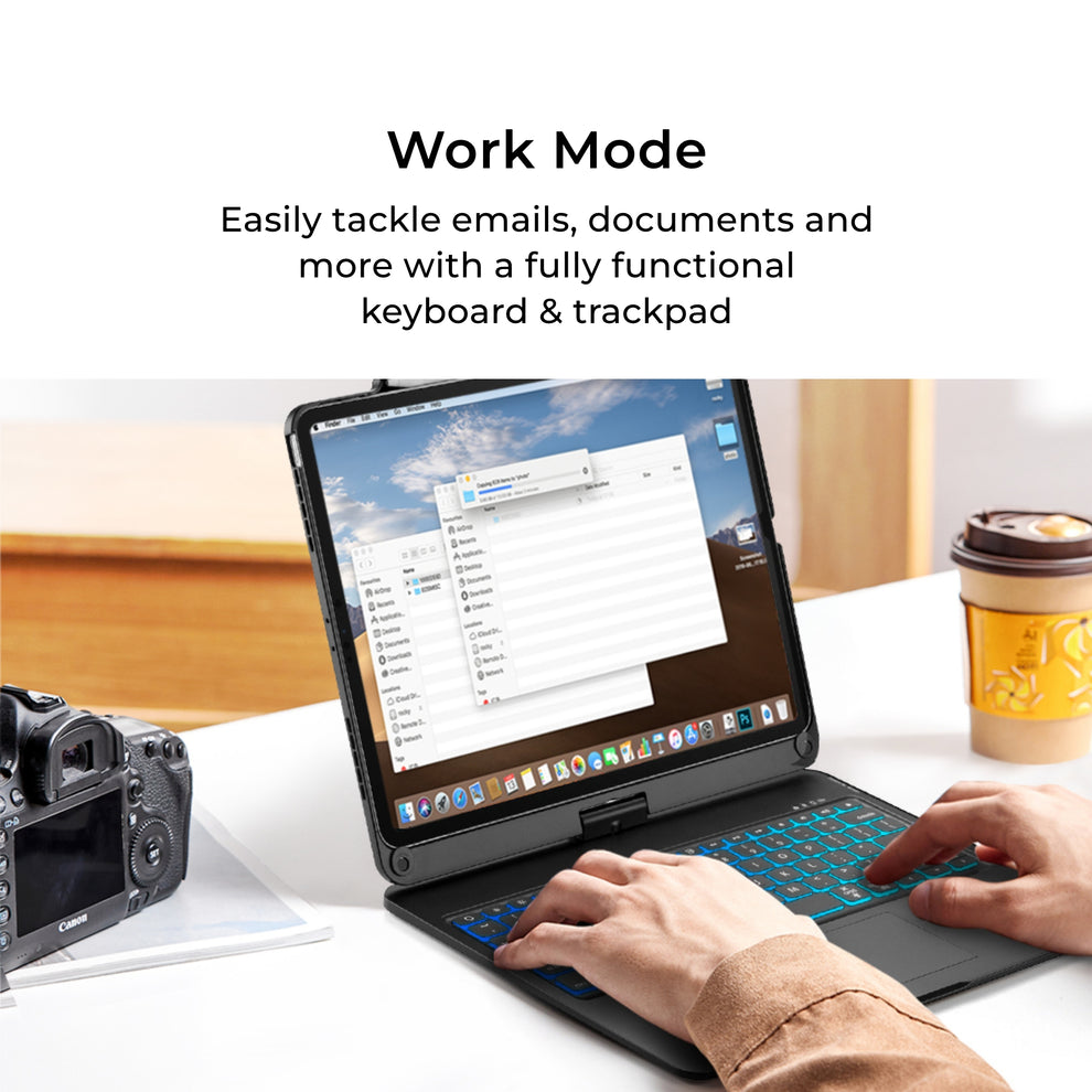 Swift 360 Keyboard Rotatable Ipad Keyboard Case Mave